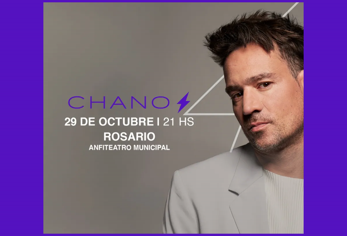 Chano regresa a los escenarios y viene a Rosario en octubre para un ...