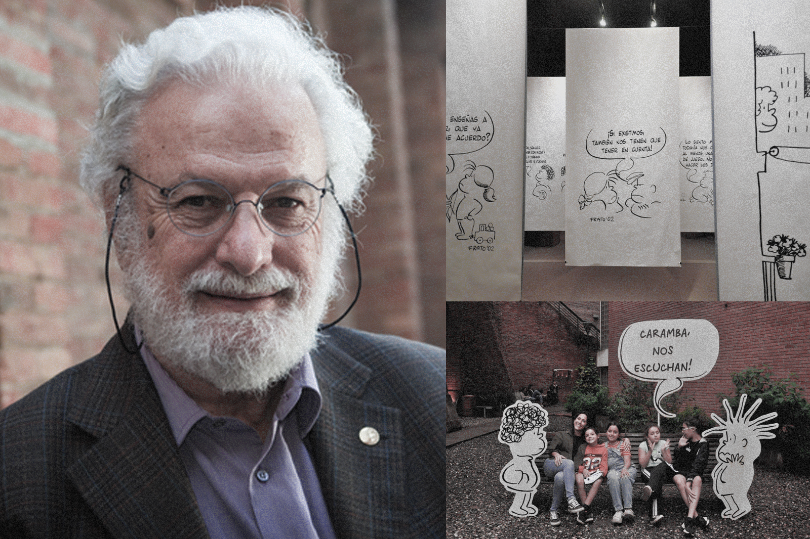 El pedagogo y dibujante italiano Francesco Tonucci pisa Rosario con una ...